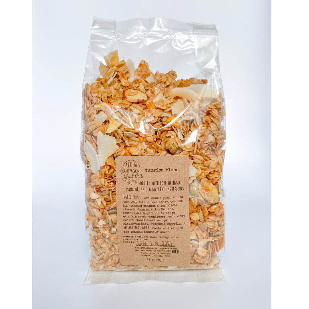 12 oz Mindful Mason Jar Refill | Aloha Sunrise Granola